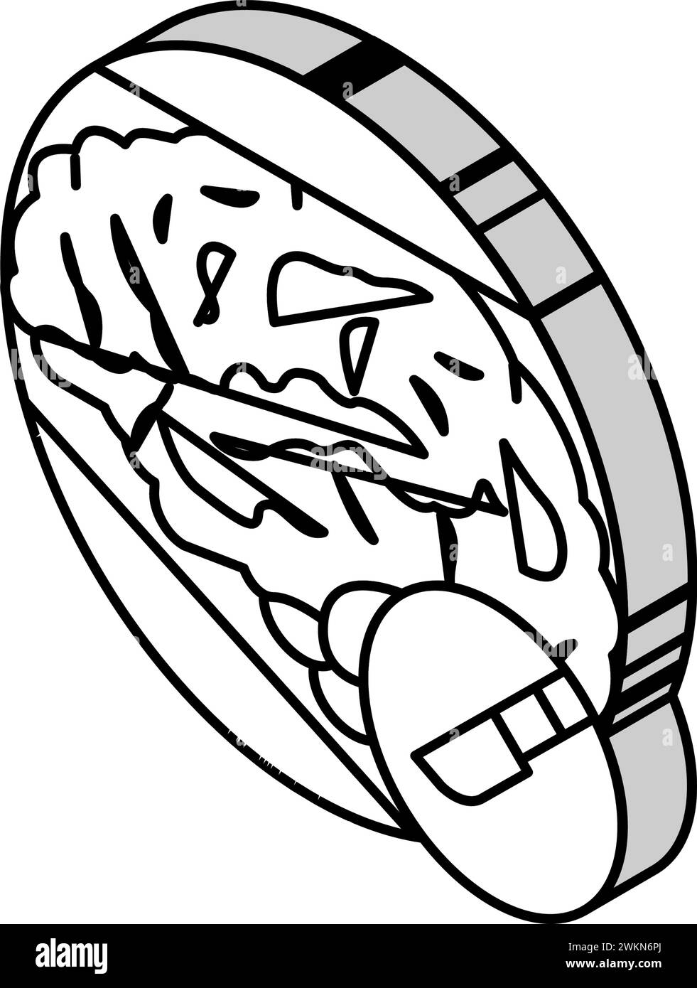 brain surgery isometric icon vector illustration Stock Vector Image ...