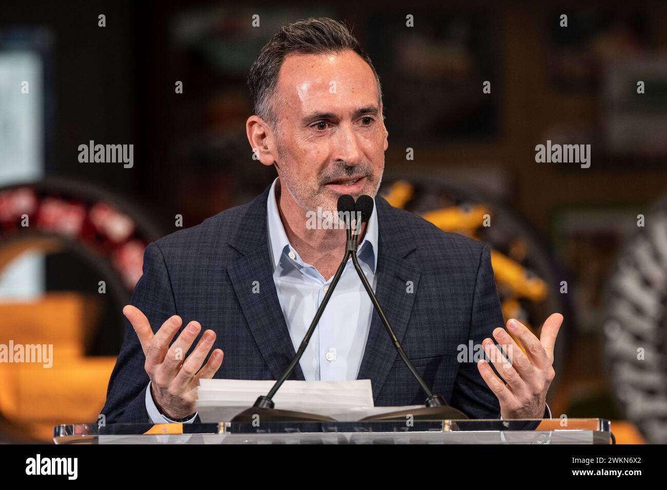 New York, USA. 21st Feb, 2024. Google President of Americas & Global ...