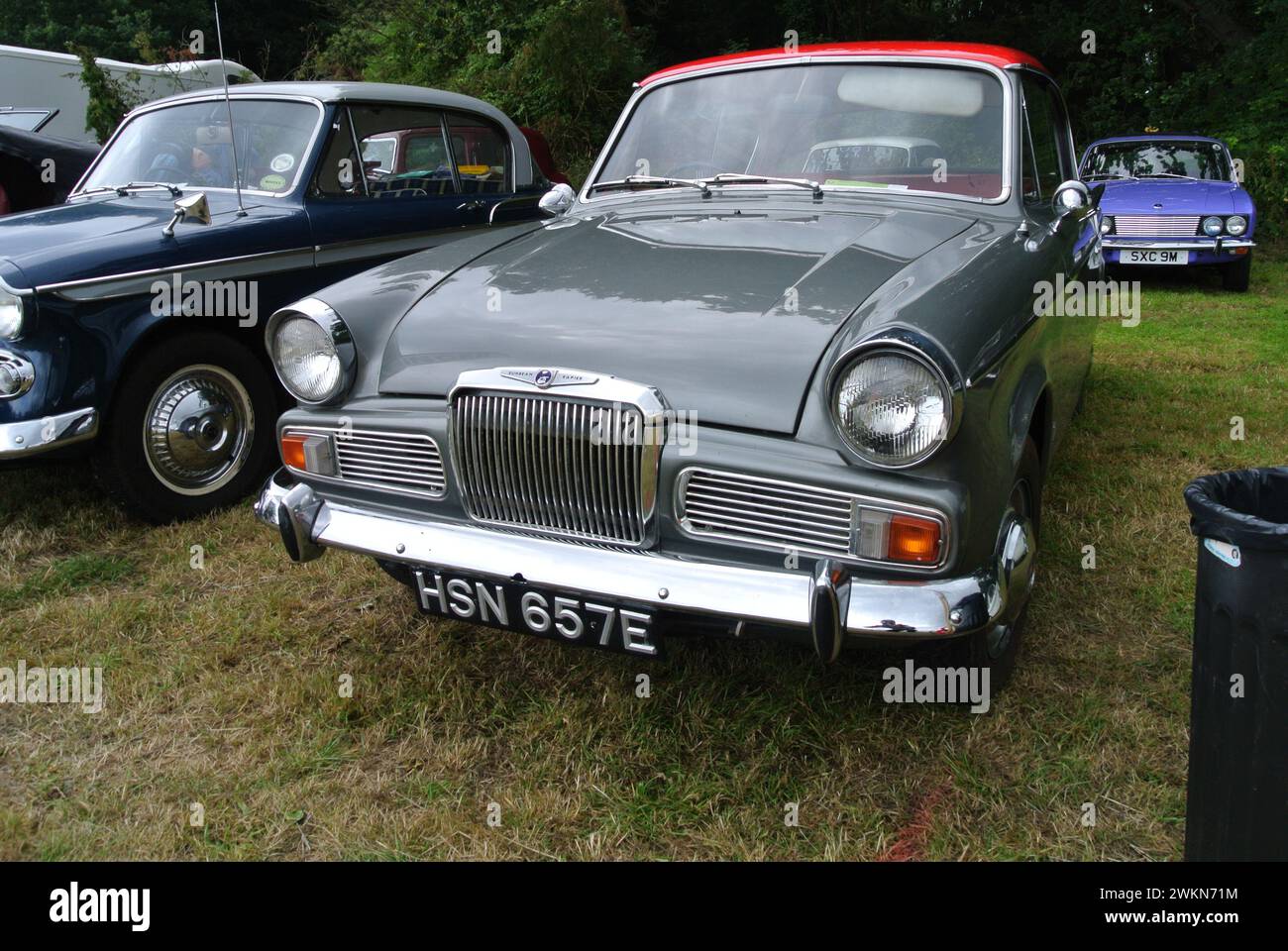 A 1967 Sunbeam Rapier parked on display at the 48th Historic Vehicle ...