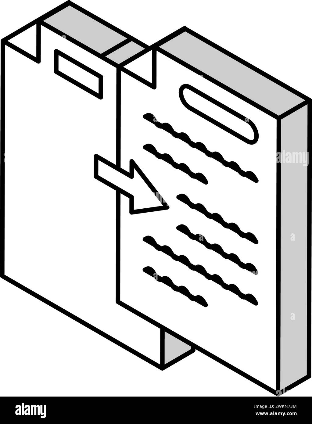 plain language technical writer isometric icon vector illustration ...