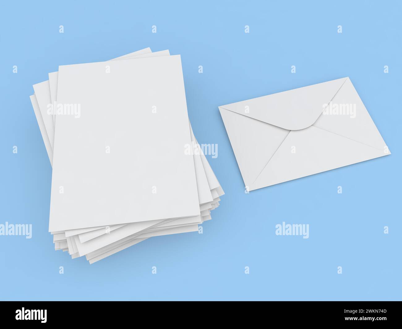 Stack of papers illustration hi-res stock photography and images - Alamy