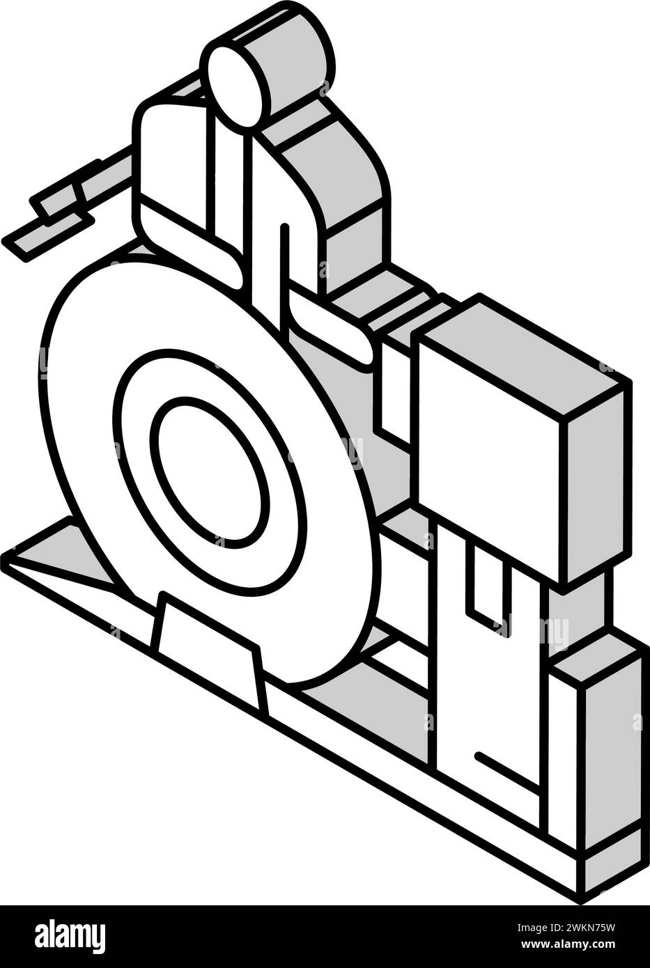 Hydraulic testing machine Stock Vector Images - Alamy