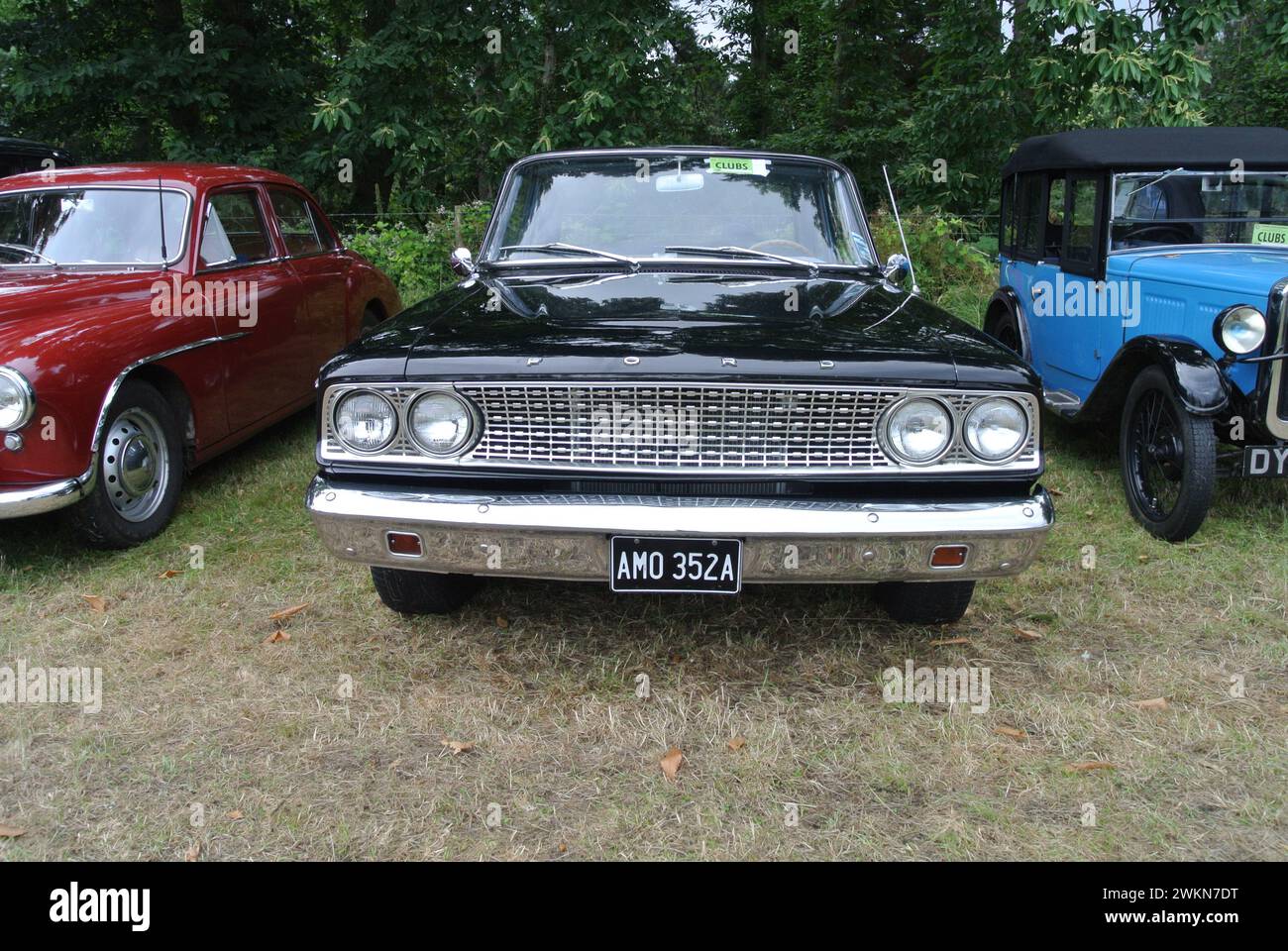 A 1963 Ford Fairlane parked on display at the 48th Historic Vehicle ...