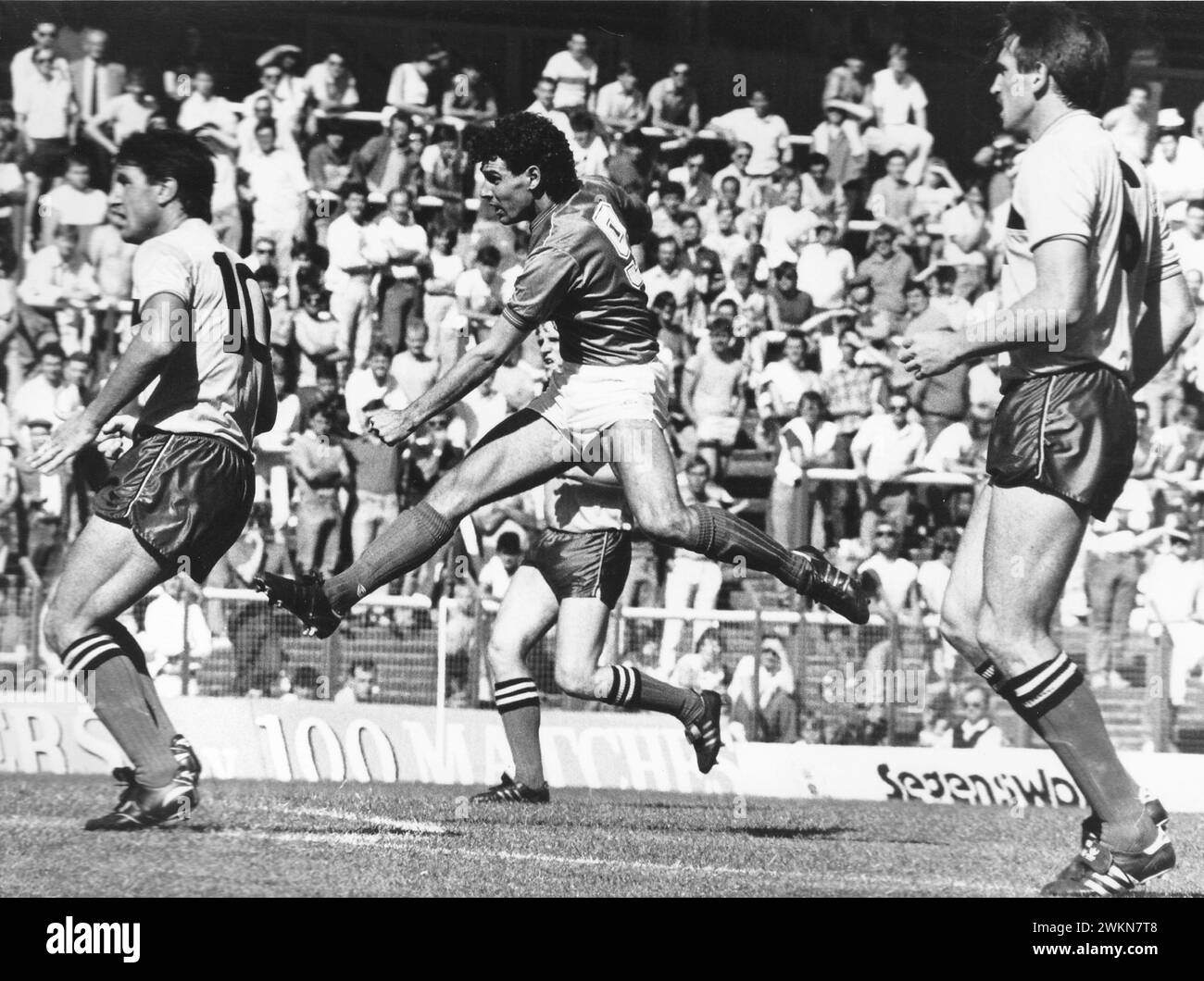 PORTSMOUTH PAUL WOOD SHOOTS DURING THE GAME WITH WATFORD PIC MIKE ...