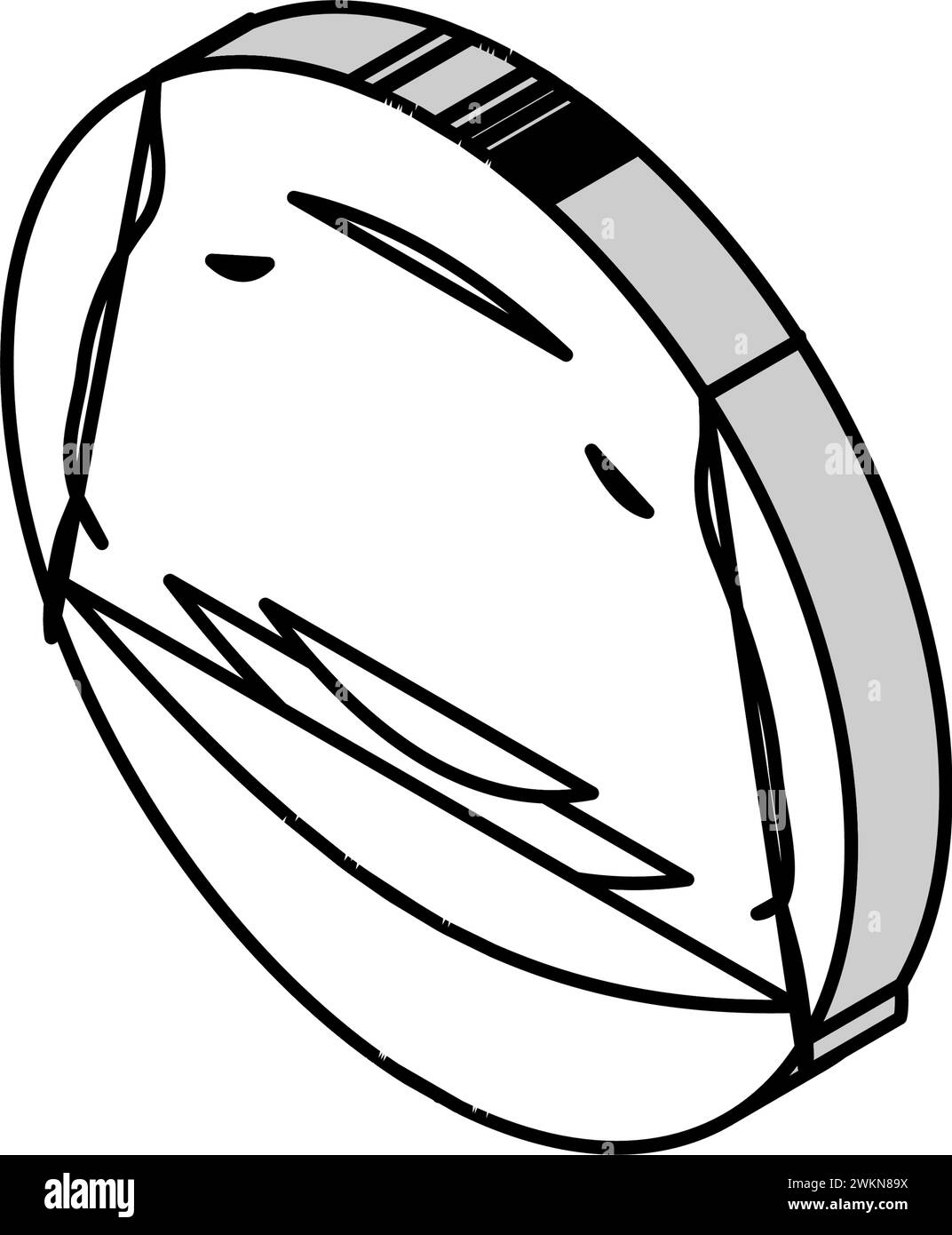 sudden weight gain disease symptom isometric icon vector illustration ...