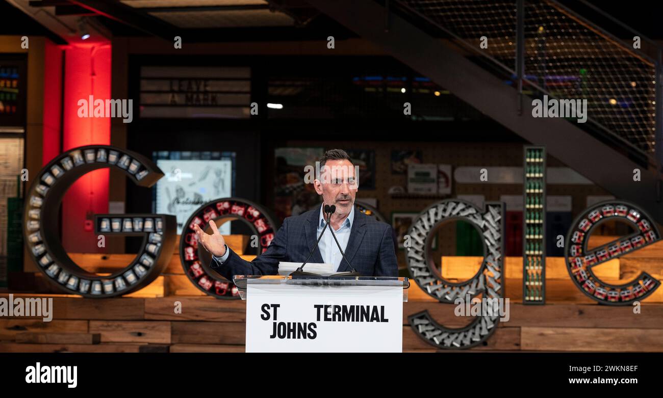 Google President of Americas & Global Partners Sean Downey speaks at ...