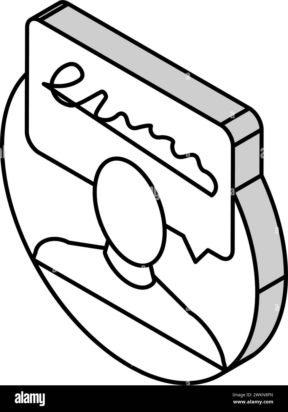 slurred speech and confusion disease symptom isometric icon vector illustration Stock Vector ...