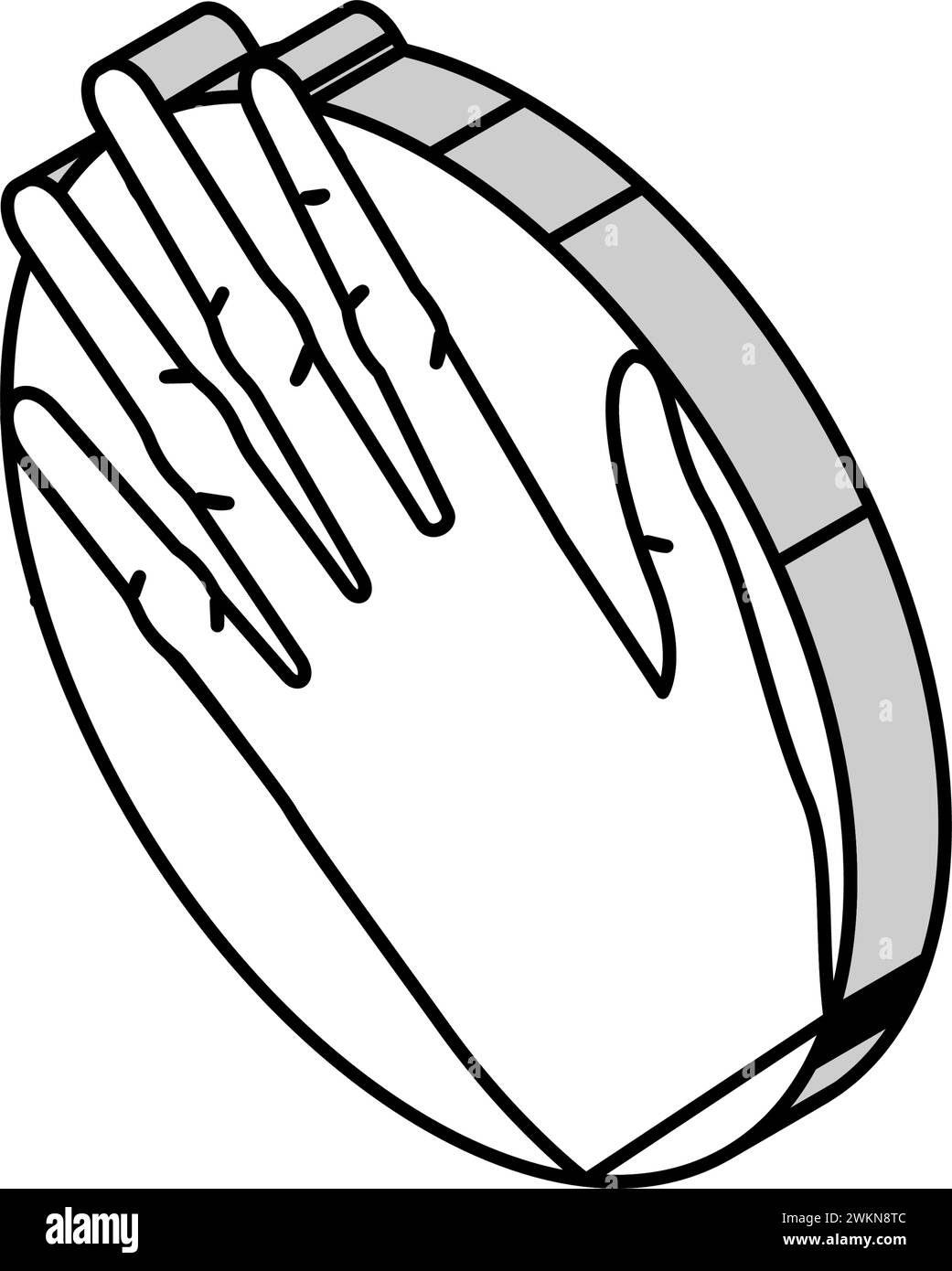 joint redness disease symptom isometric icon vector illustration Stock ...