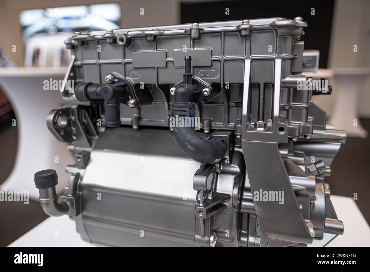 innovative electric motor BYD Electric Car, Logo on cap, traction ...