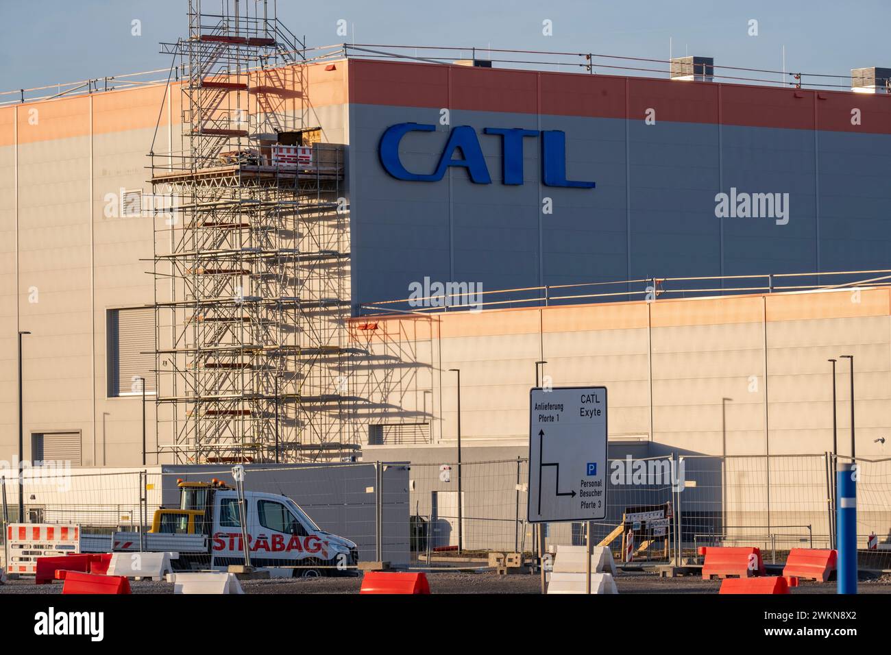 new building Chinese battery maker Contemporary Amperex Technology CATL, Chinese ev battery ...