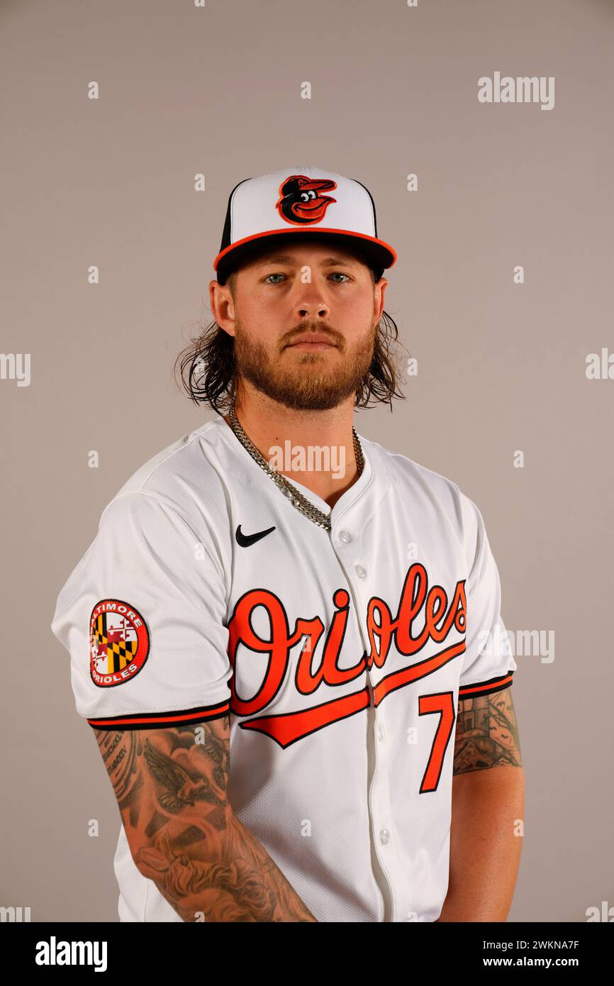 This is a 2024 photo of Nick Vespi of the Baltimore Orioles baseball ...