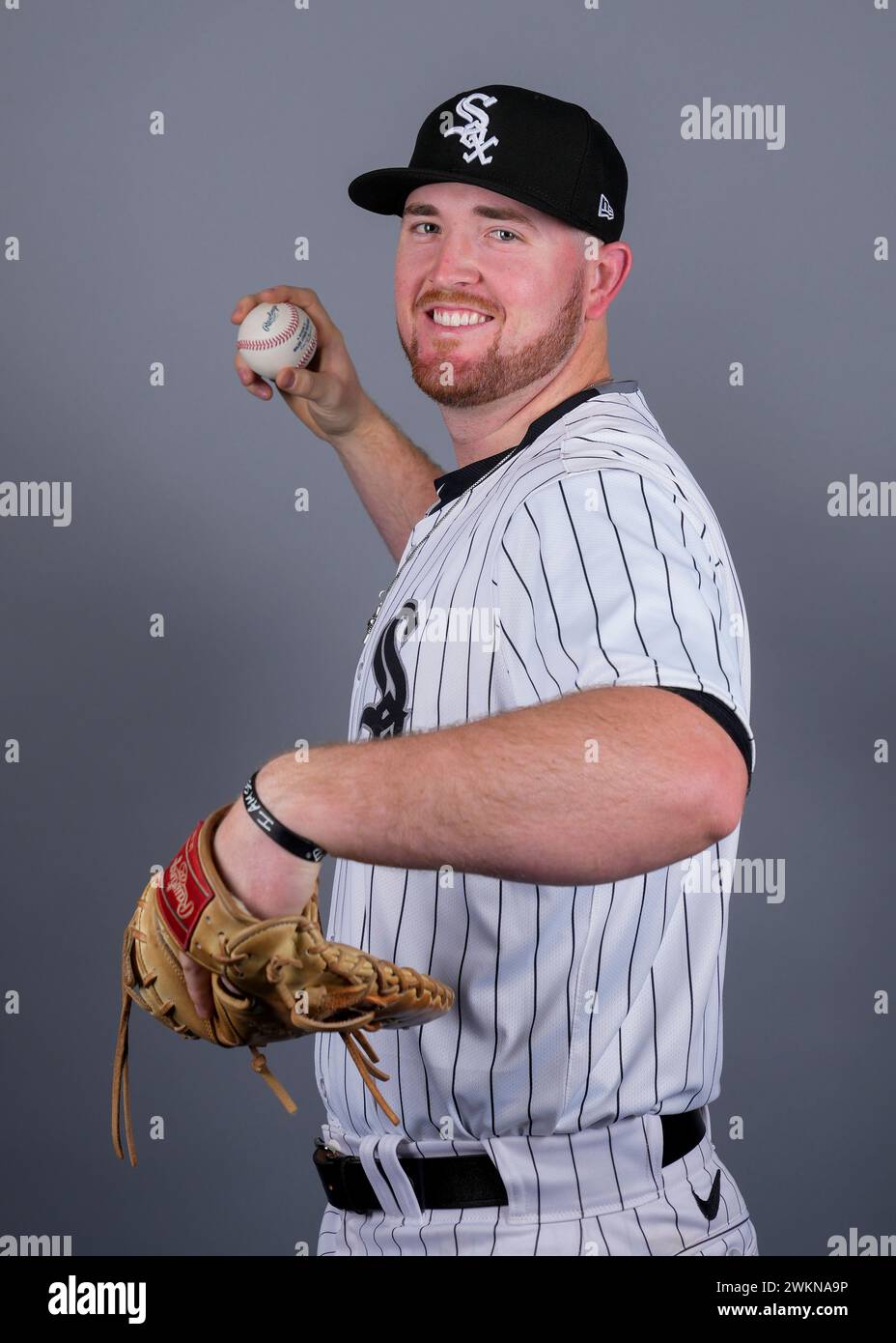 This is a 2024 photo of infielder Tim Elko of the Chicago White Sox ...