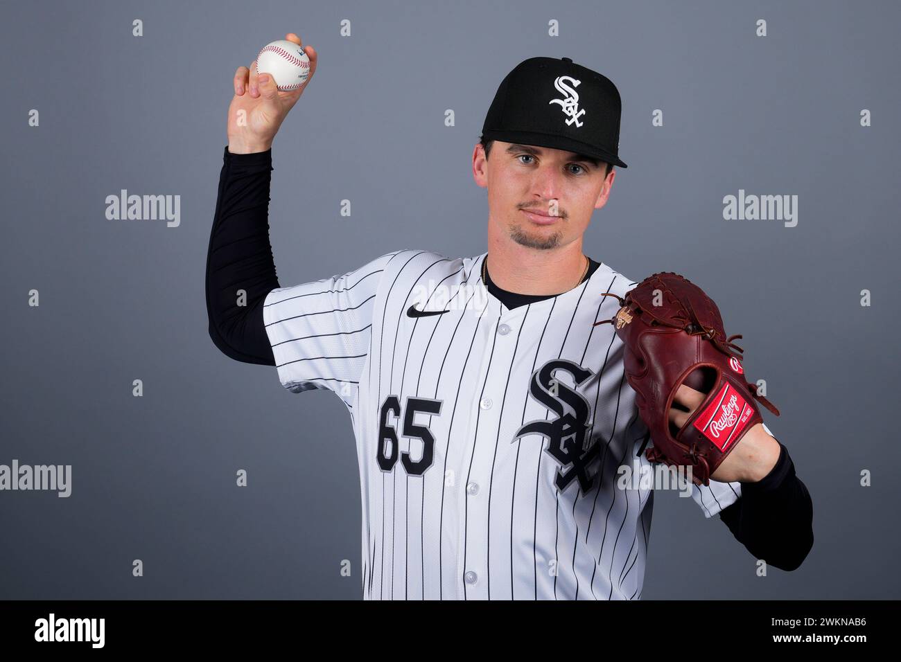 This is a 2024 photo of pitcher Davis Martin of the Chicago White Sox ...