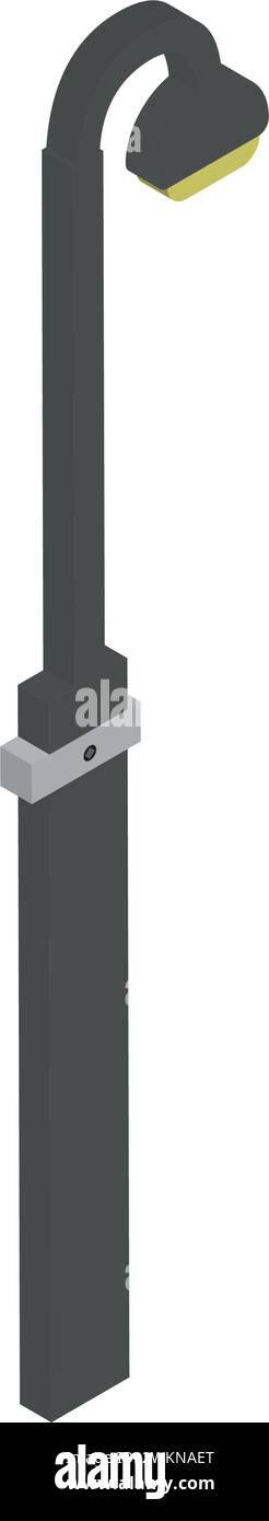 Isometric street lamp icon Vector illustration Stock Vector Image & Art ...