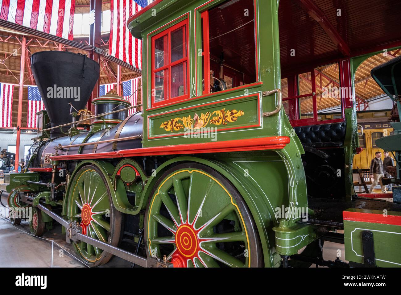 B&O No. 25 "William Mason" locomotive at the B&O Railroad Museum. Abraham Lincoln arrived in ...