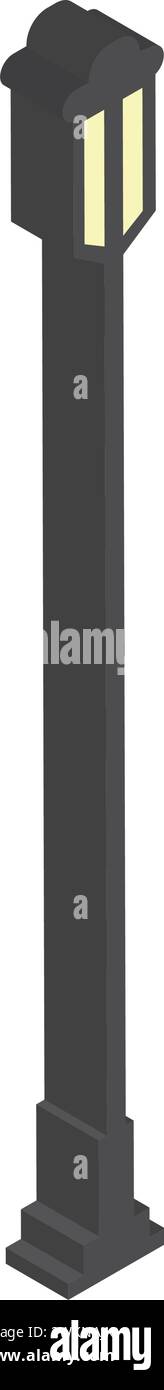 Isometric street lamp icon Vector illustration Stock Vector Image & Art ...