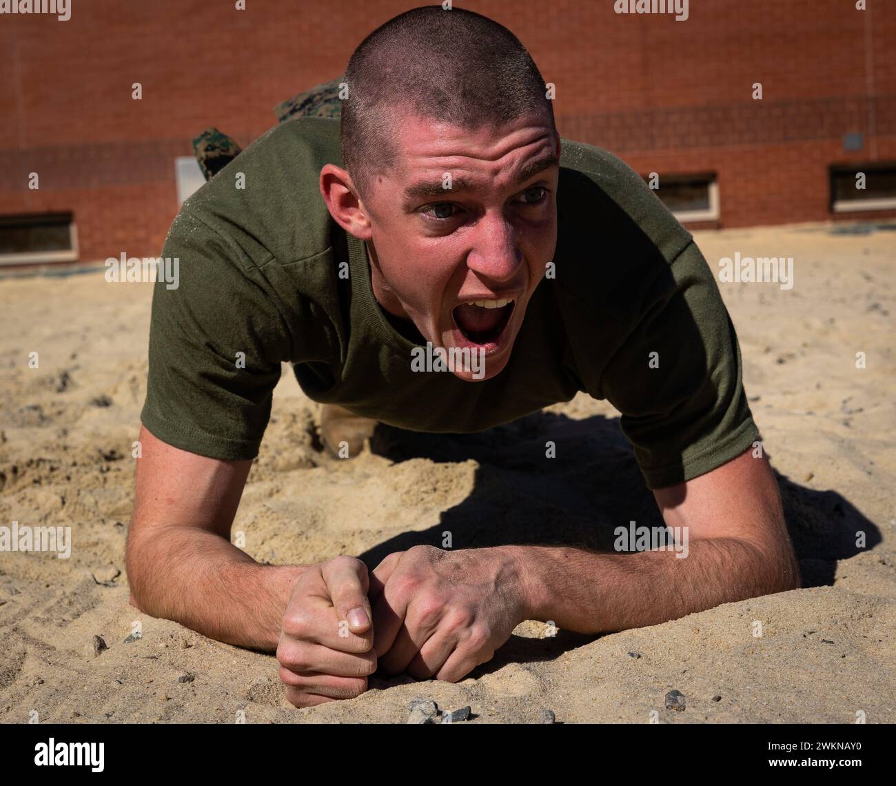 Parris Island, South Carolina, USA. 21st Feb, 2024. Recruits with Lima ...