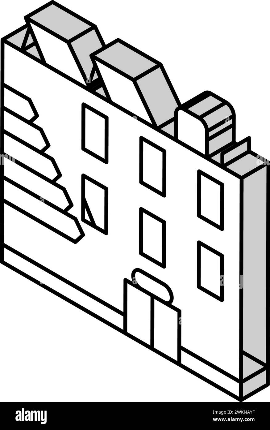 office energy efficient isometric icon vector illustration Stock Vector ...