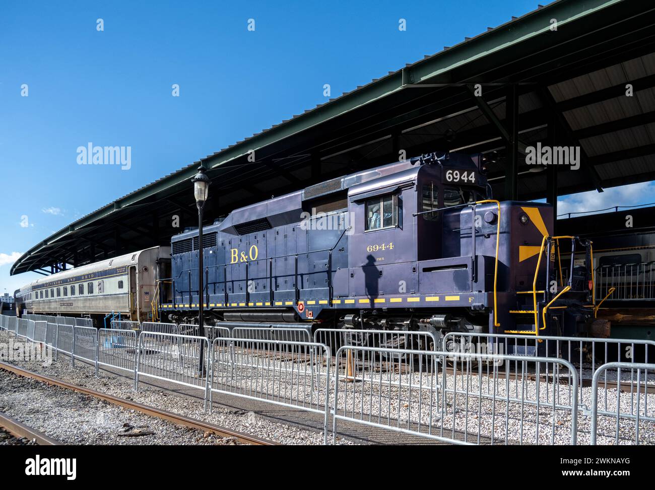 Train ride at the B&O Railroad Museum in Baltimore called the Mile One ...