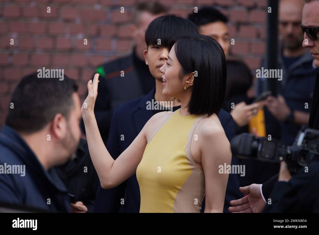 An Ju-Jin attends the Fendi fashion show during Milan Fashion Week ...