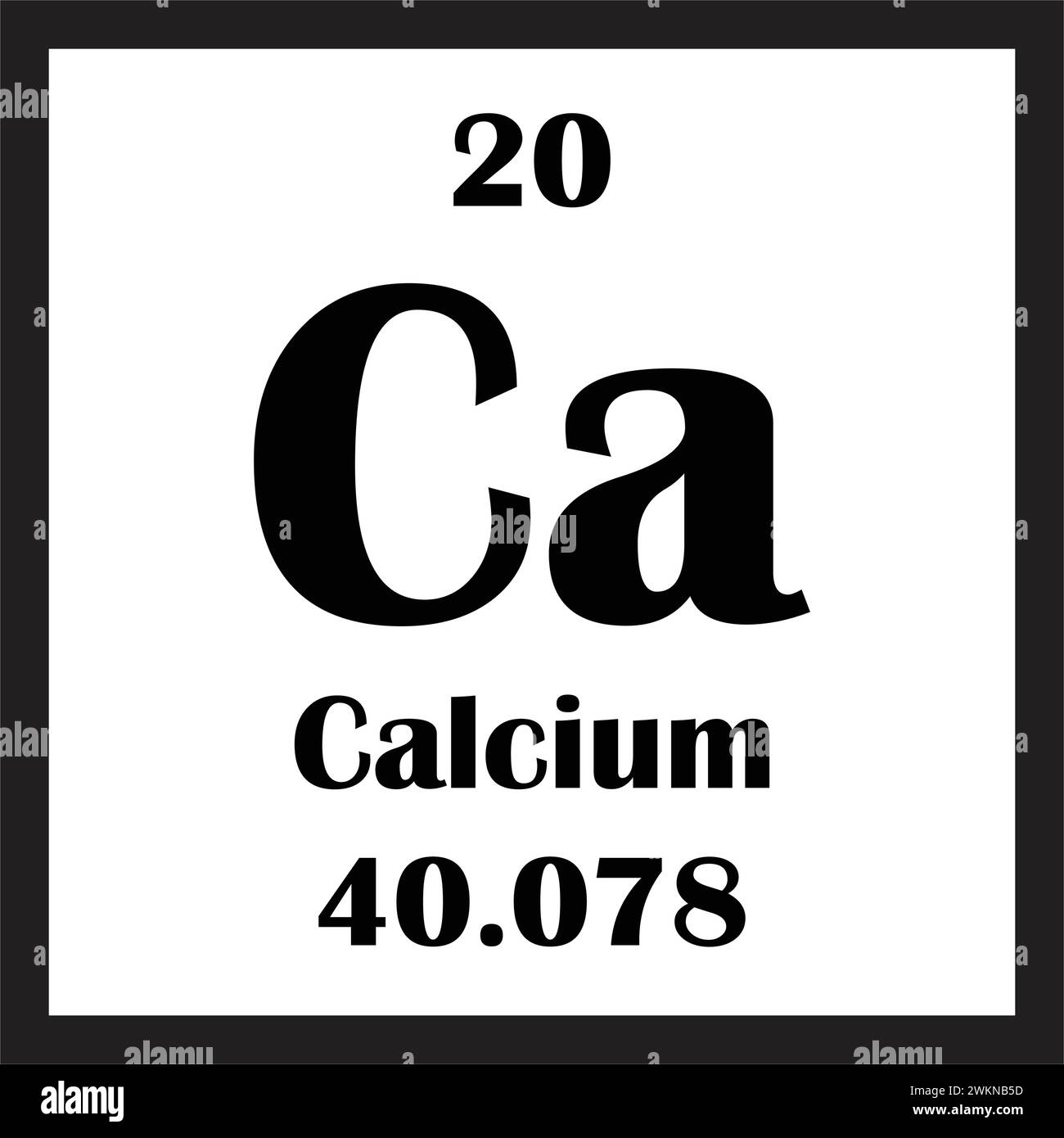 Calcium chemical element icon vector illustration design Stock Vector ...