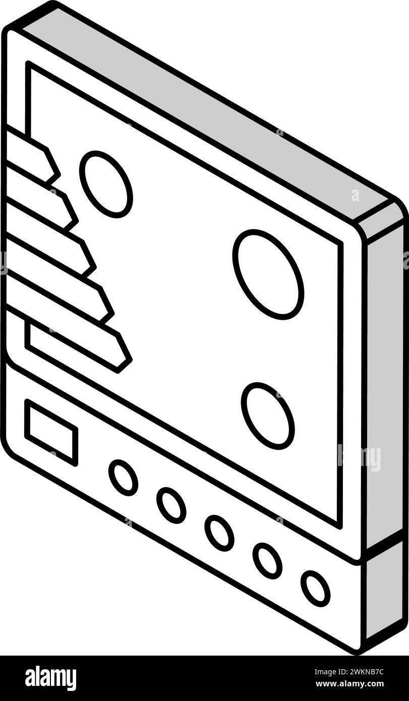 cooking energy efficient isometric icon vector illustration Stock ...