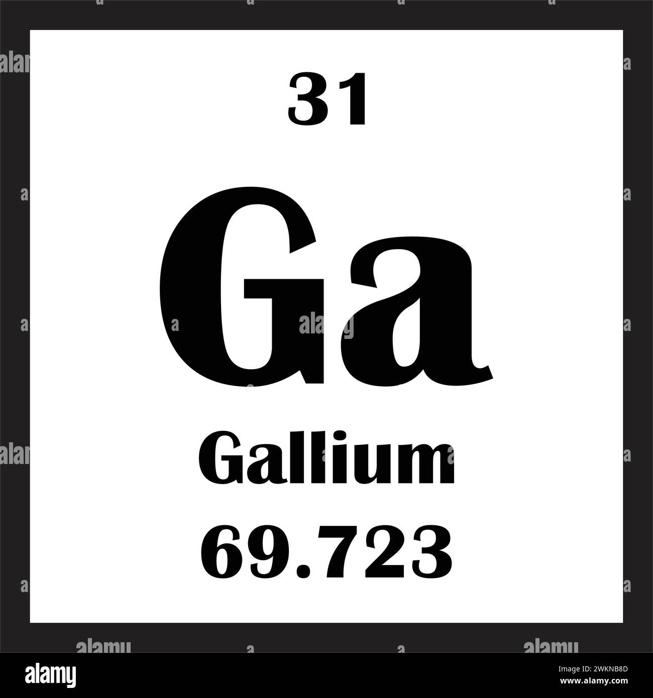 Gallium atomic structure hi-res stock photography and images - Alamy