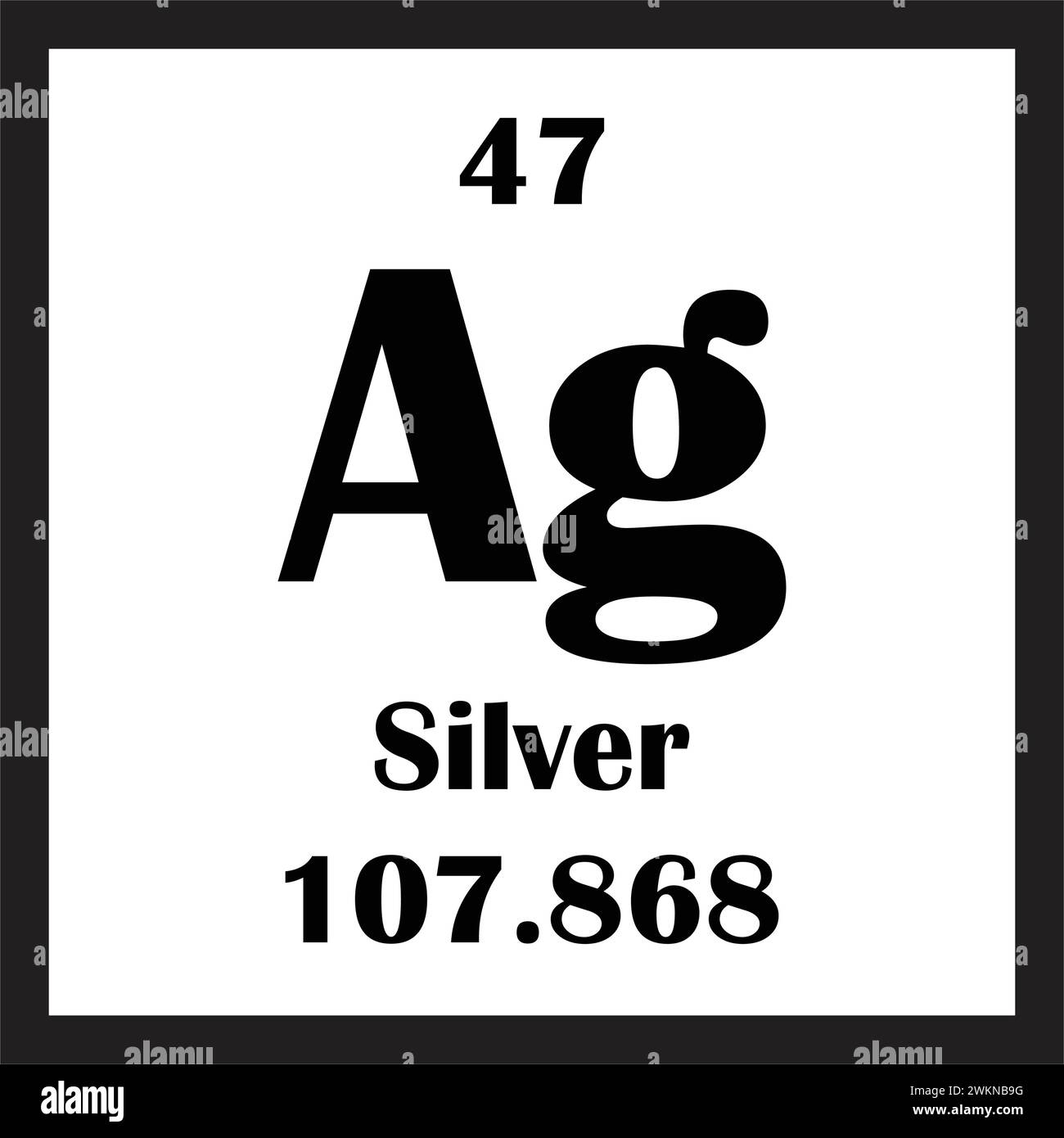 Electron configuration of silver hi-res stock photography and images ...