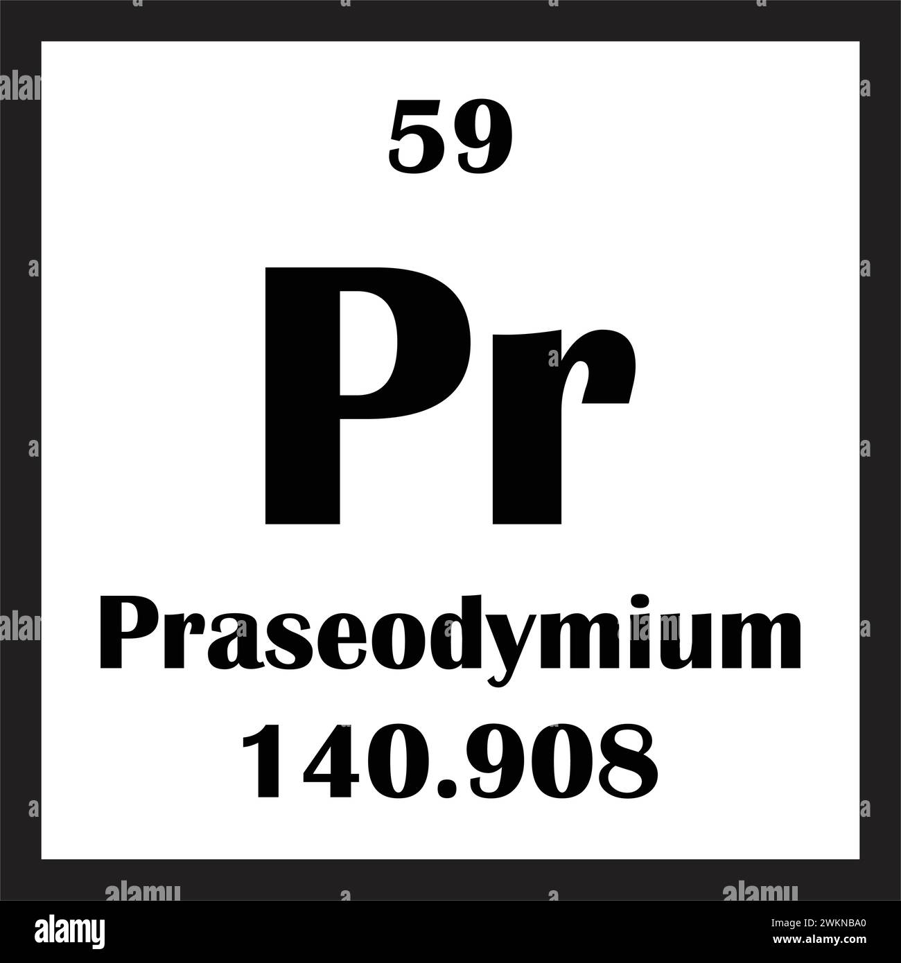 Praseodymium chemical element icon vector illustration design Stock Vector Image & Art - Alamy