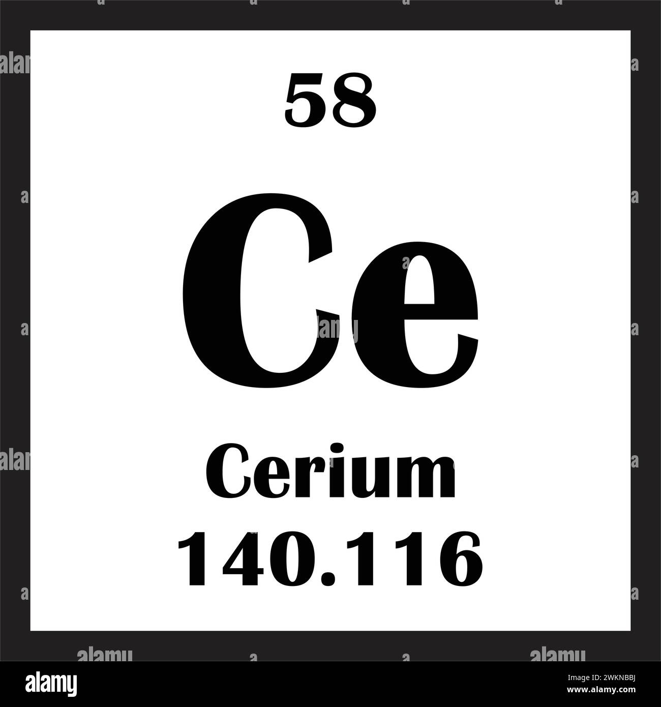 Atomic number Stock Vector Images - Alamy