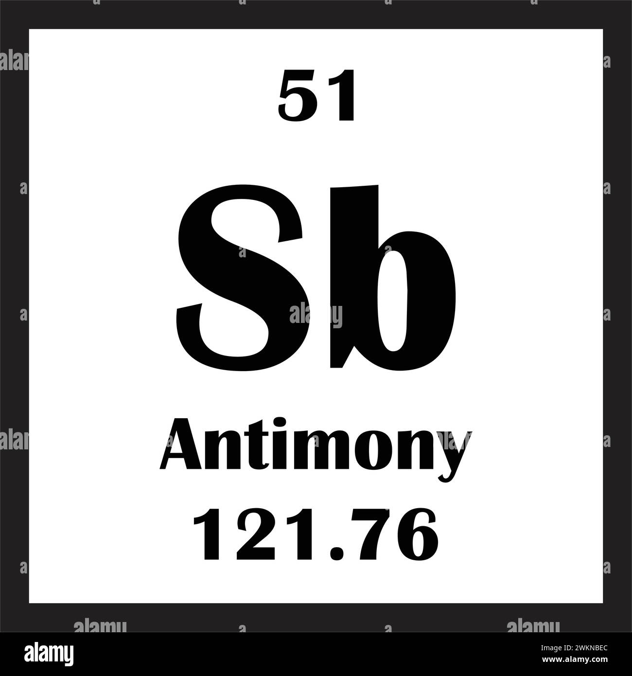 Antimony symbol hi-res stock photography and images - Alamy