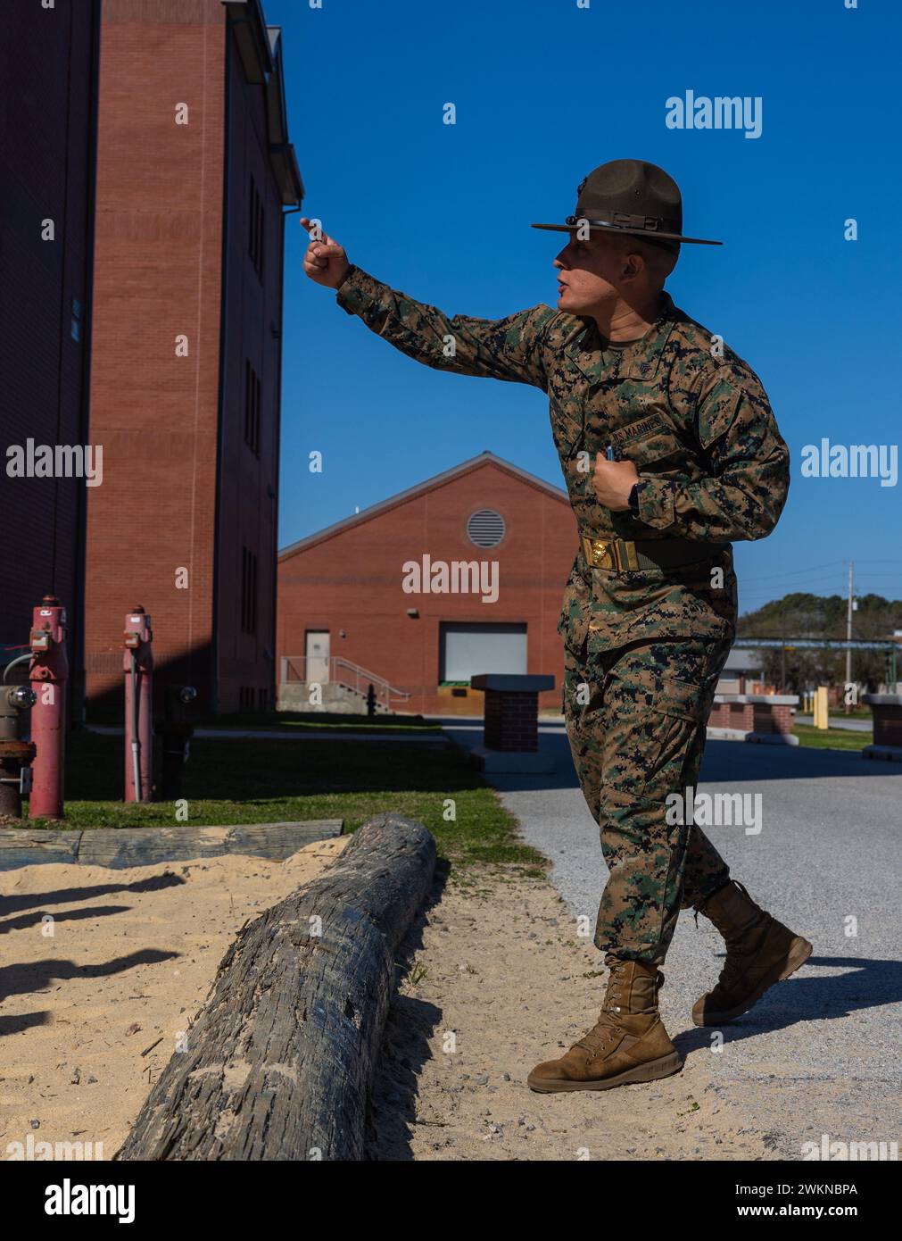 Parris Island, South Carolina, USA. 21st Feb, 2024. Recruits with Lima ...