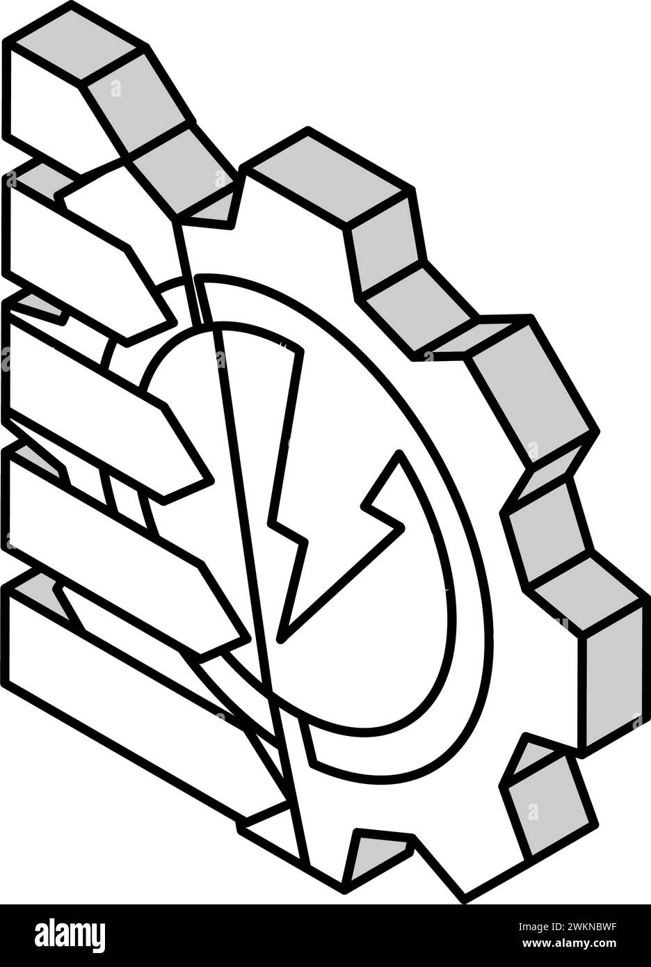 energy efficiency green living isometric icon vector illustration Stock ...