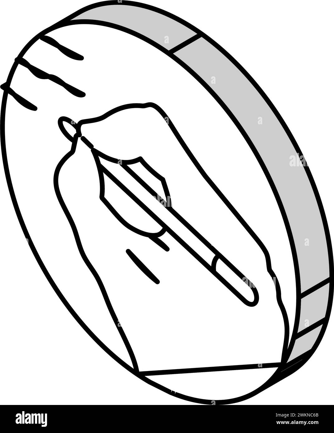 handwriting improvement occupational therapist isometric icon vector ...