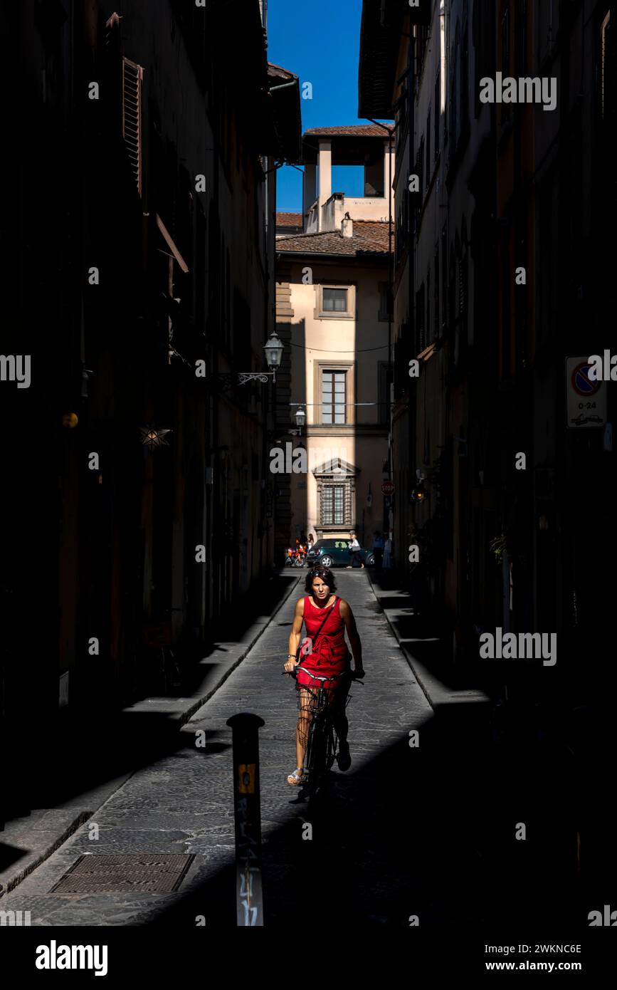 Daily life in Florence, Italy Stock Photo - Alamy