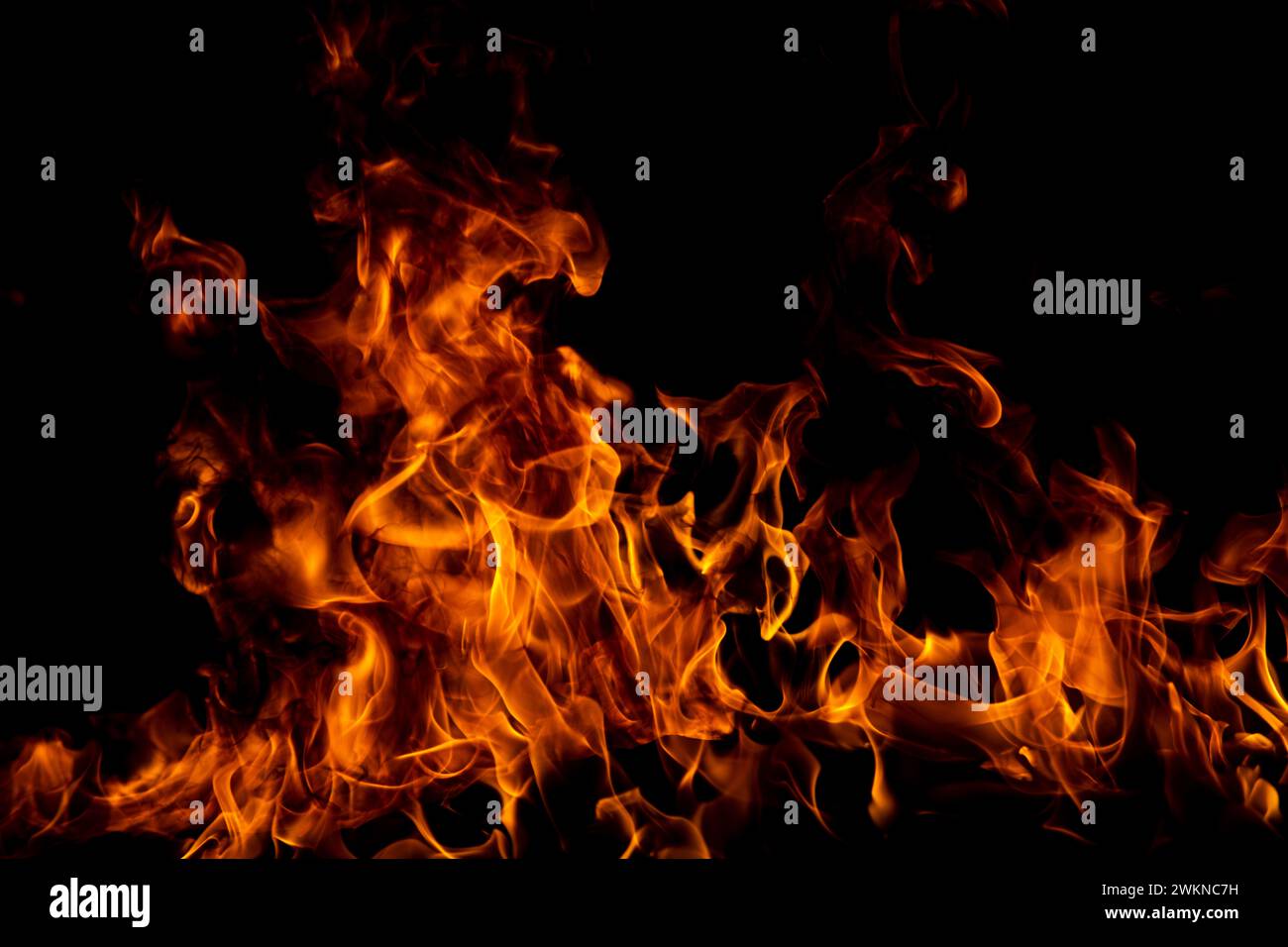 Fire flame texture for banner background. Burn abstract lights Stock ...