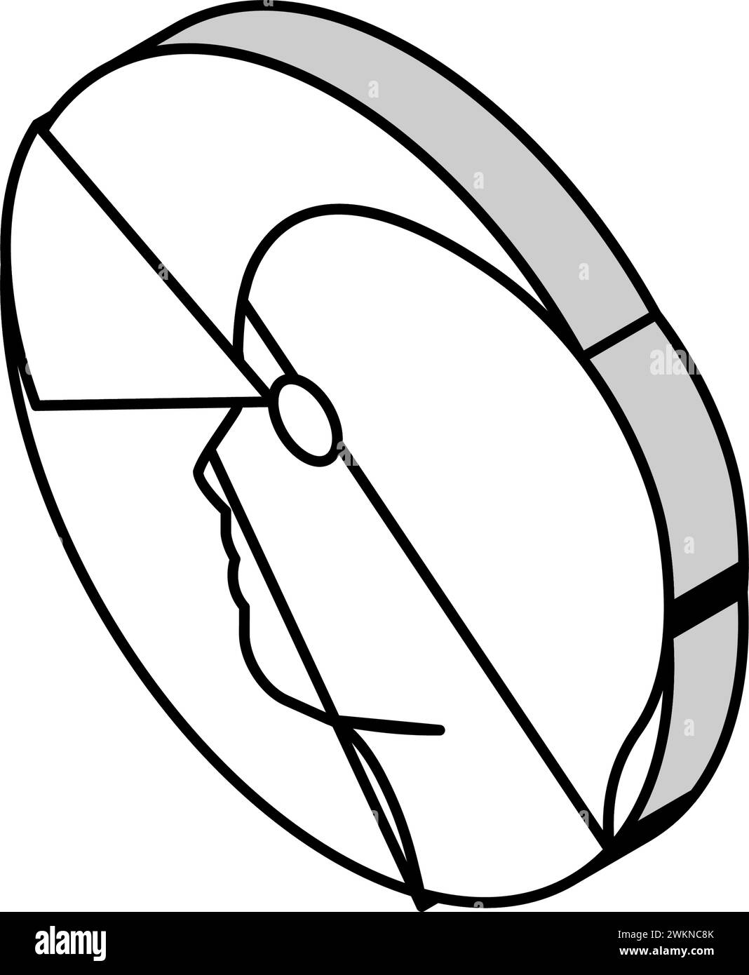 visual perception occupational therapist isometric icon vector ...