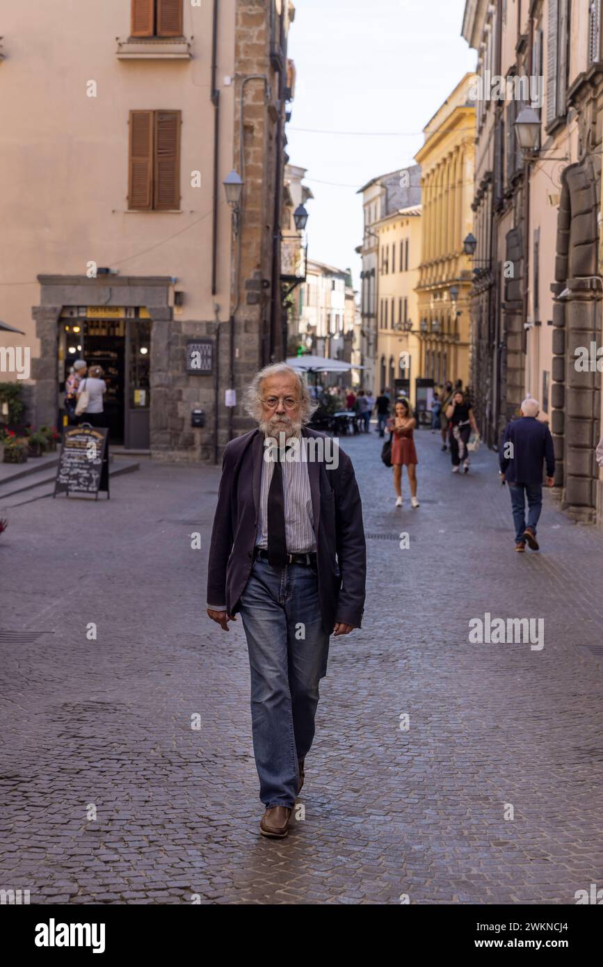 Daily life in Orvieto, Italy Stock Photo - Alamy