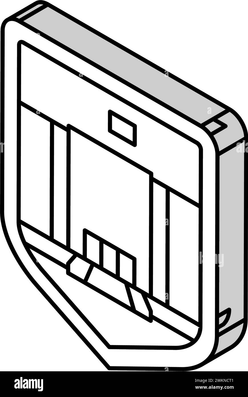 school safety primary school isometric icon vector illustration Stock ...