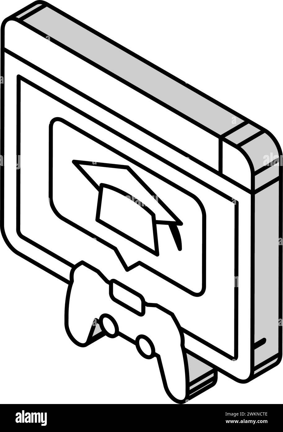 educational games primary school isometric icon vector illustration ...