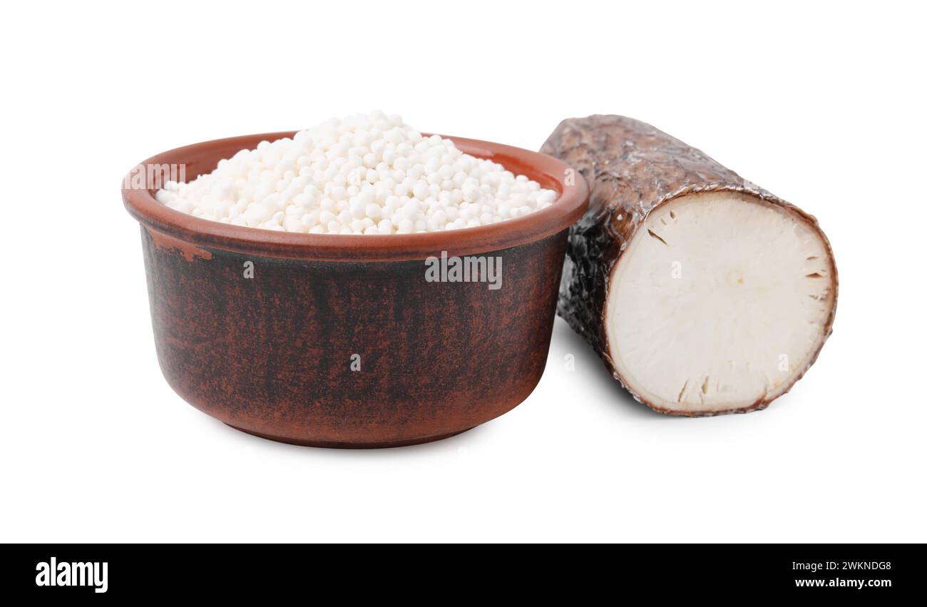 Tapioca cassava manioc Cut Out Stock Images & Pictures - Alamy