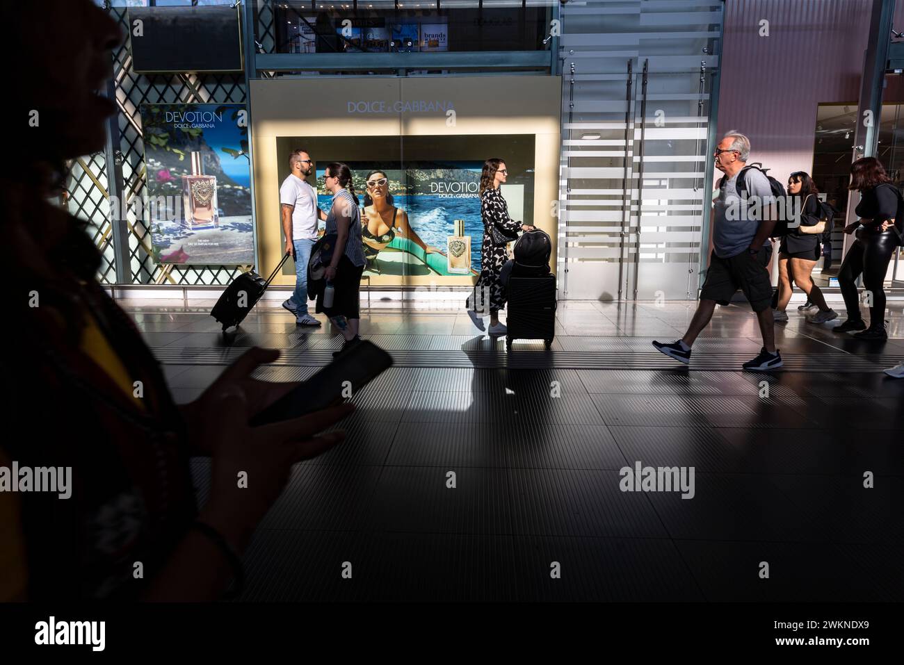 Inside the terminal at Termini Station in Rome, Italy Stock Photo - Alamy