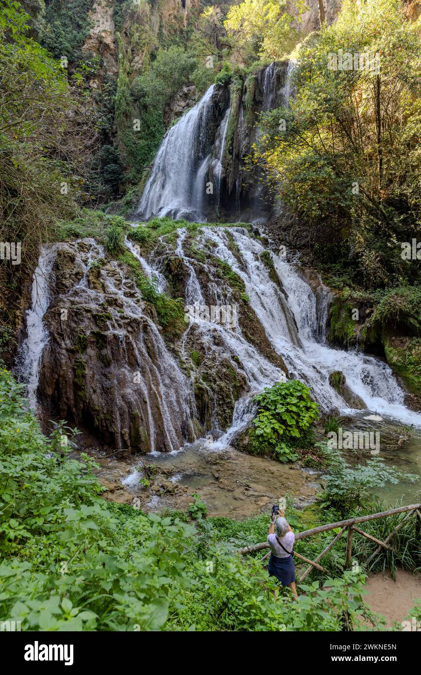Parco Villa Gregoriana is a public setting in Tivoli along the Aniene ...