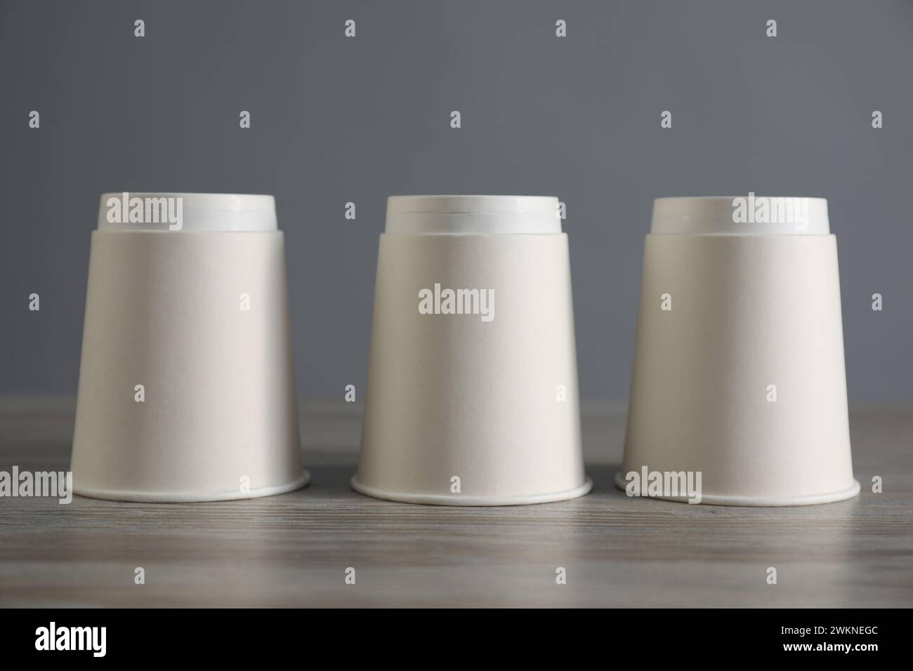 Shell game cups hi-res stock photography and images - Alamy