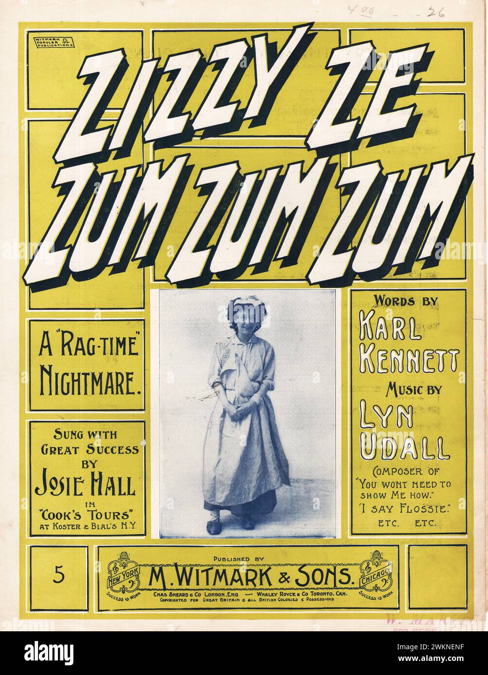 1898 sheet music hi-res stock photography and images - Alamy