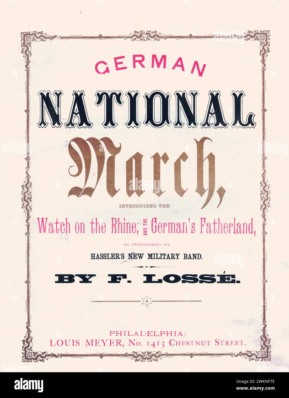 1870 sheet music hi-res stock photography and images - Alamy