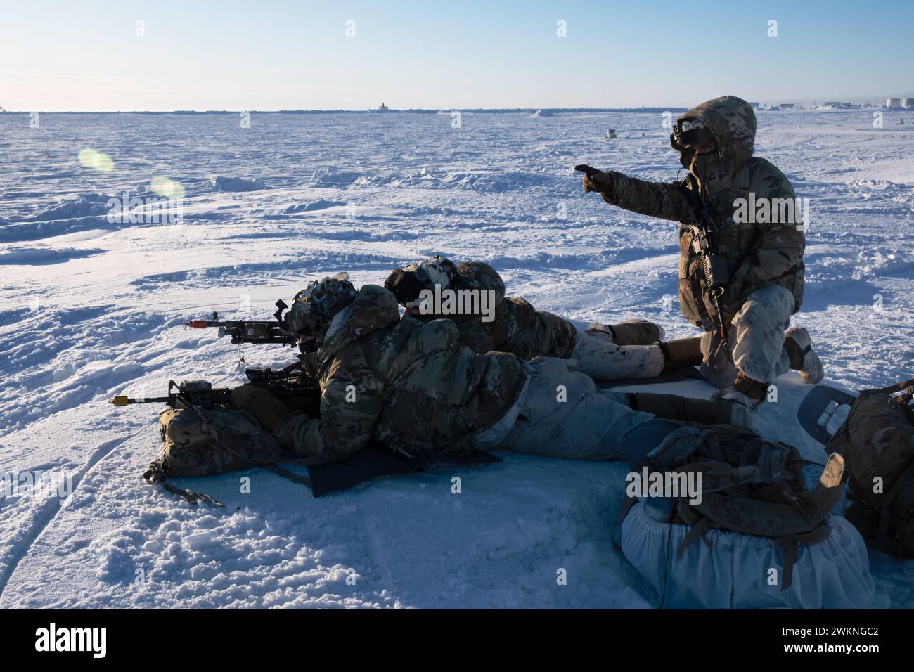 U.S. Army Soldiers assigned to 1st Infantry Brigade Combat Team, 11th ...