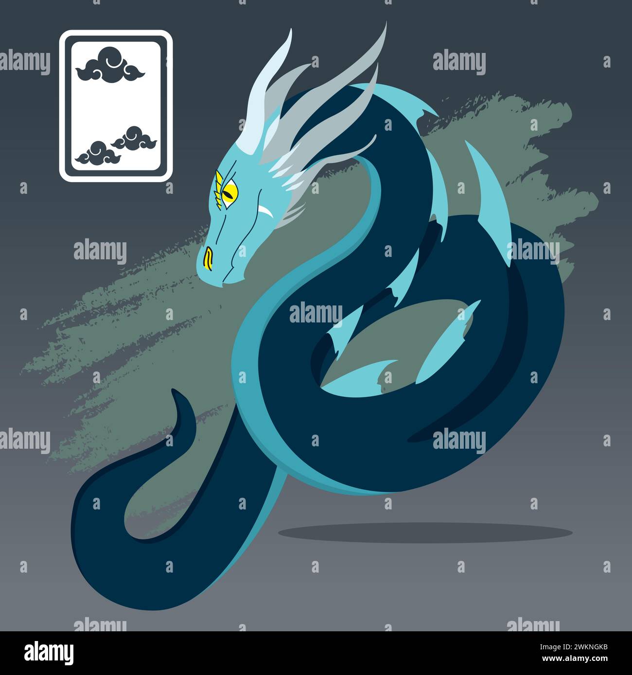 Colored chinese dragon cartoon character Vector Stock Vector Image ...