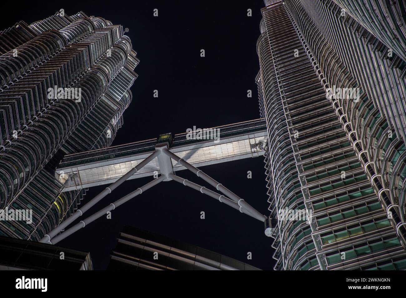 Bridge Connecting Towers in Malaysia Stock Photo - Alamy