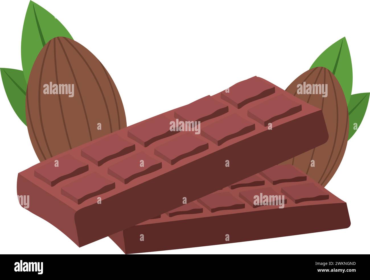 Colored chocolate bar Vector Stock Vector Image & Art - Alamy
